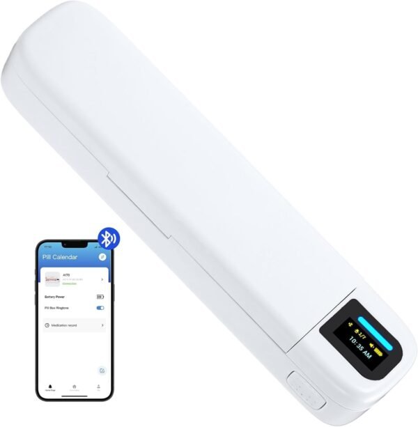 Smart Organizer Bluetooth Enabled Pill Box with App. - SS POCT LLP